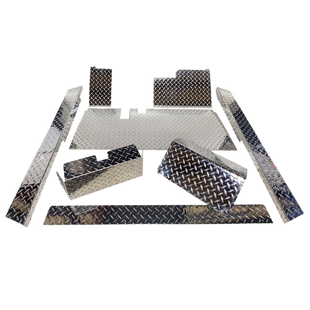 Diamond Plate Golf Cart Accessories | GOLFCARTSTUFF.COM™