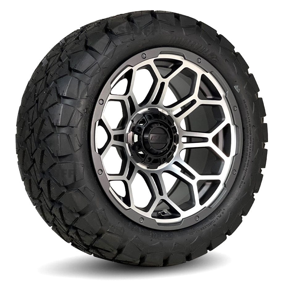 14" GTW® Bravo Wheels with 22" Timberwolf DOT Tires - Set of 4 - Selec ...