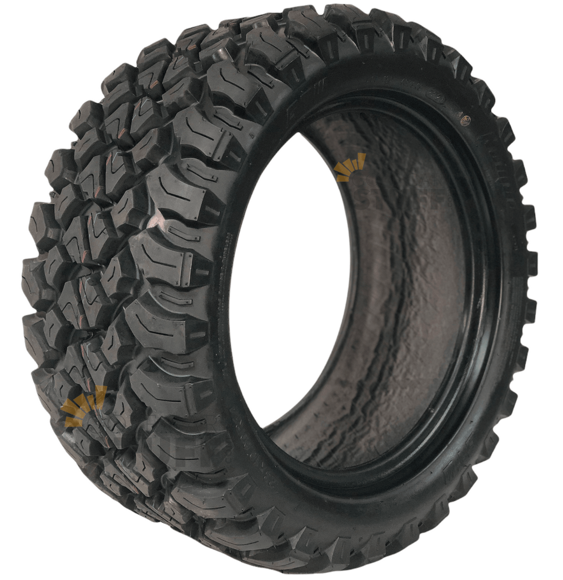 14" Voodoo Gloss Black Golf Cart Wheels and 23" Tall All Terrain/Off-R ...