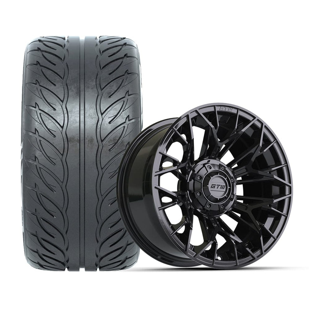 14" GTW® Stellar Wheels with Fusion GTR 255/45R14 DOT Tires - Set of 4 ...
