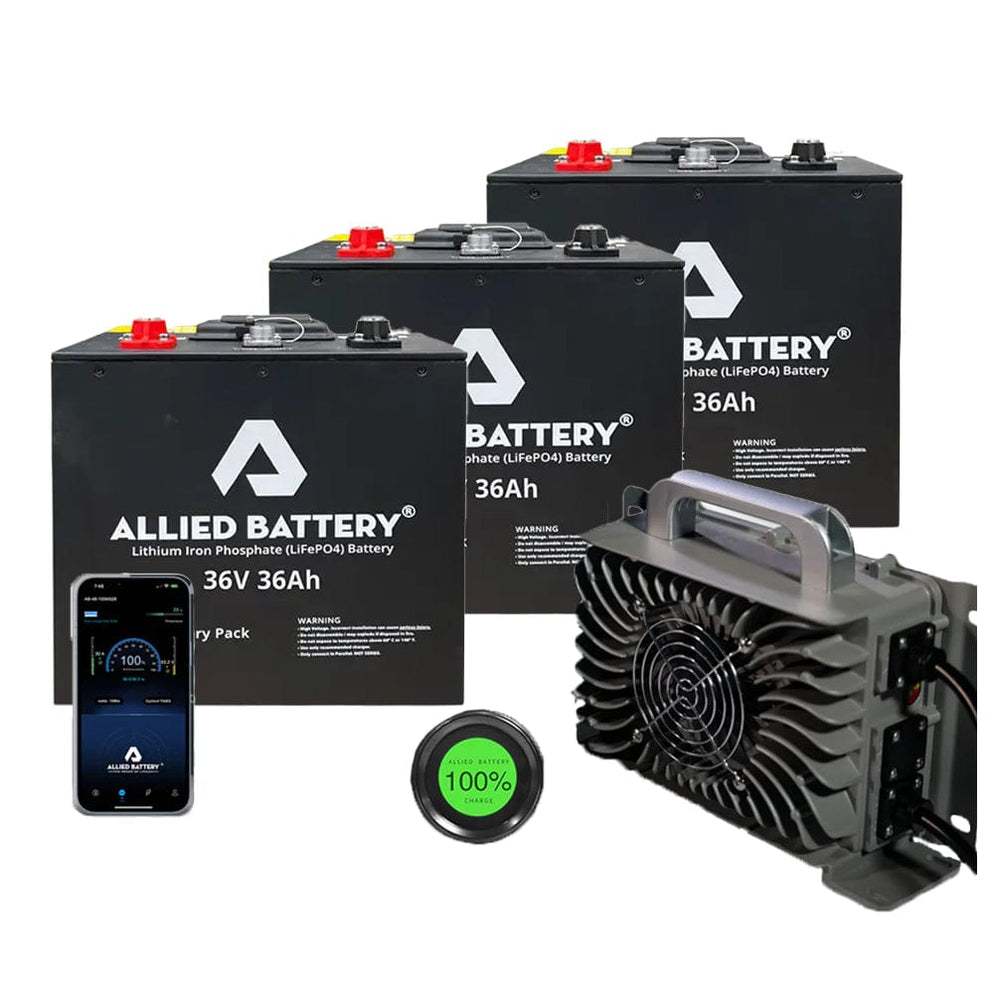 Allied Lithium 36V Drop-ins Golf Cart Battery Kit — GOLFCARTSTUFF.COM™