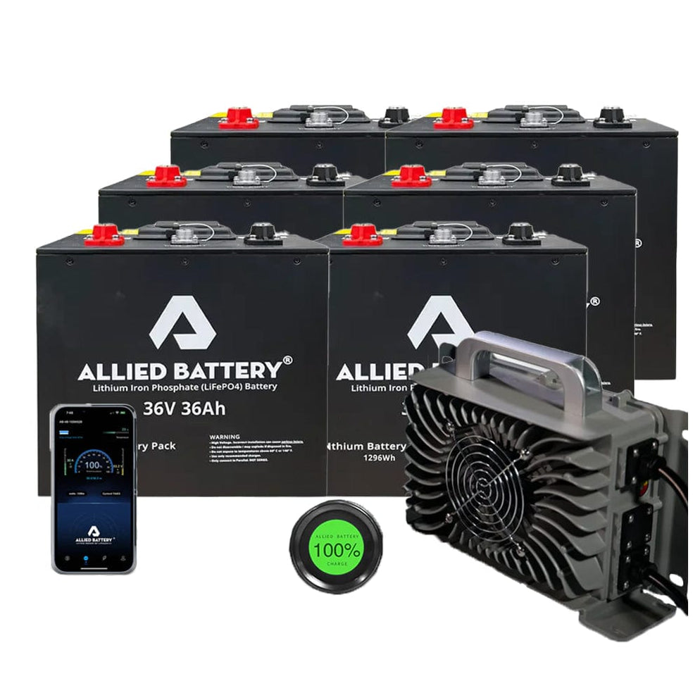 Allied Lithium 36V Drop-ins Golf Cart Battery Kit — GOLFCARTSTUFF.COM™