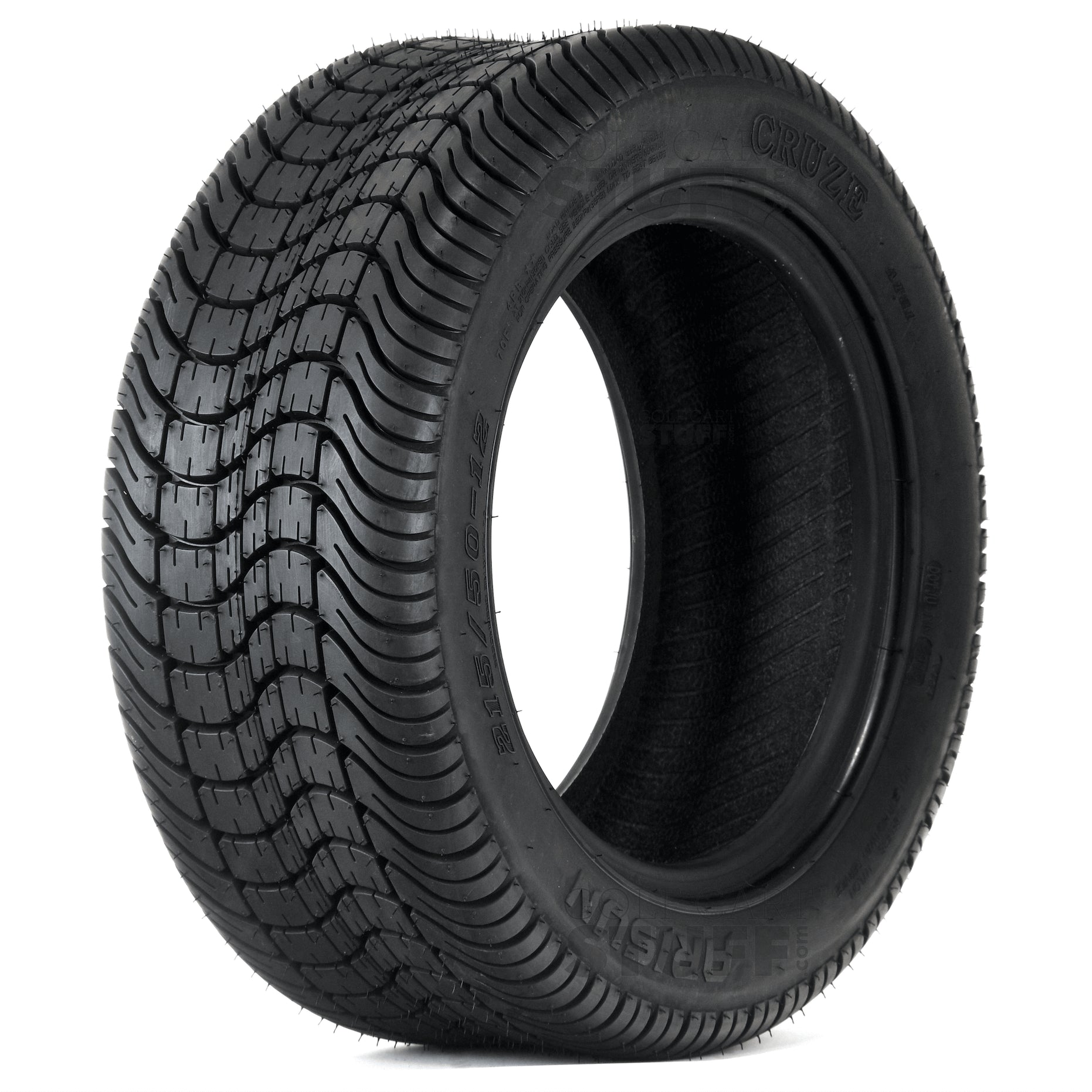 12" Stallion Ruby Red & Black Aluminum GCS™ Colorway Golf Cart Wheels ...