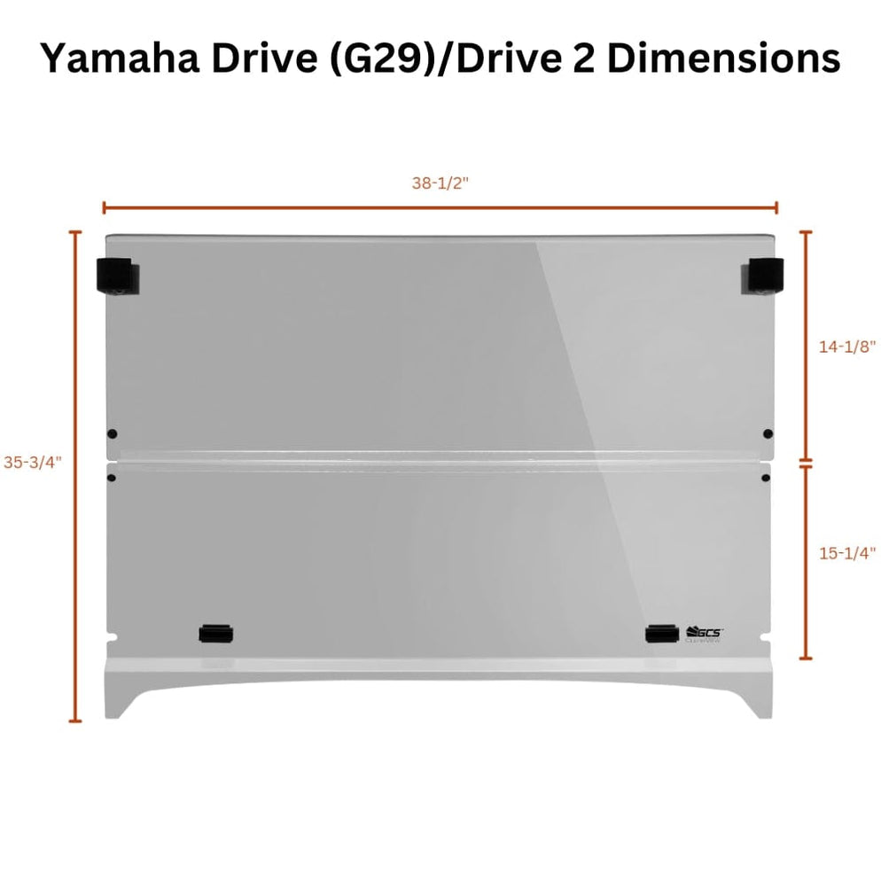 Yamaha Golf Cart Windshield - GCS™ Impact Modified (Choose Model ...