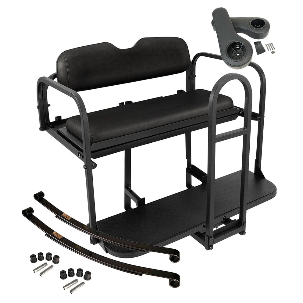 EZGO RXV Golf Cart Rear Flip Seat Kit (2008-2021) | Gusto ...