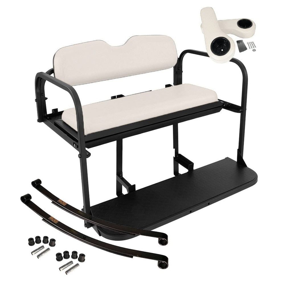 EZGO RXV Golf Cart Rear Flip Seat Kit (2008-2021) | Gusto ...