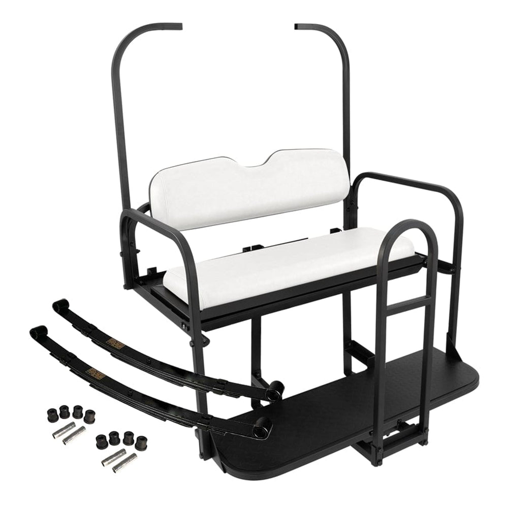 Gusto EZ-GO TXT Golf Cart Rear Flip Folding Back Seat Kit ...