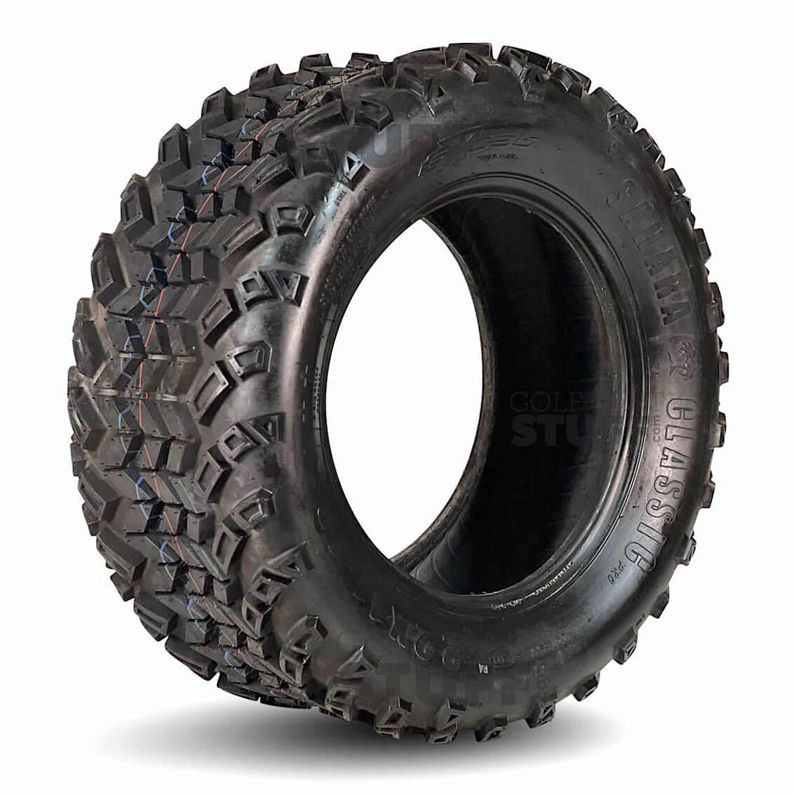 12" Stallion Ruby Red & Black Aluminum GCS™ Colorway Golf Cart Wheels ...