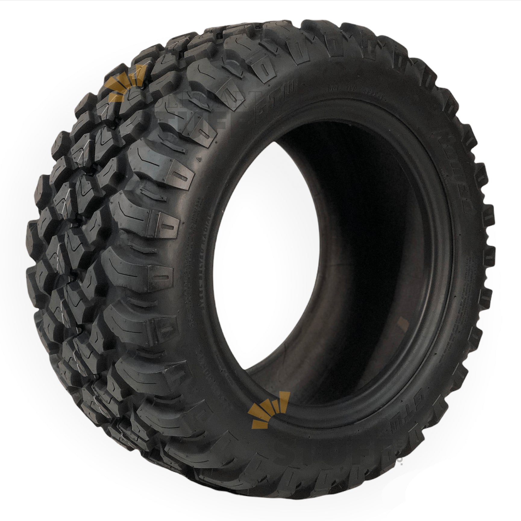 12" Stallion Ruby Red & Black Aluminum GCS™ Colorway Golf Cart Wheels — GOLFCARTSTUFF.COM™