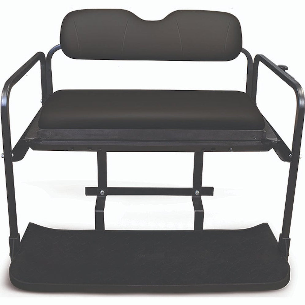 Gusto EZ-GO TXT Golf Cart Rear Flip Folding Back Seat Kit ...