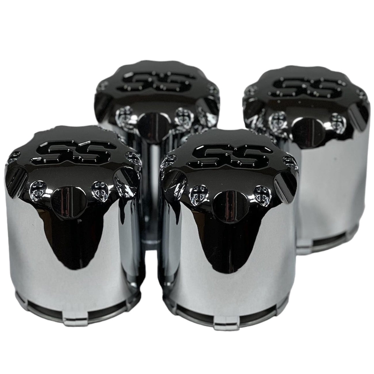 SS Snap-In Center Caps for Club Car, EZGO, Yamaha Golf Cart Wheels - S ...