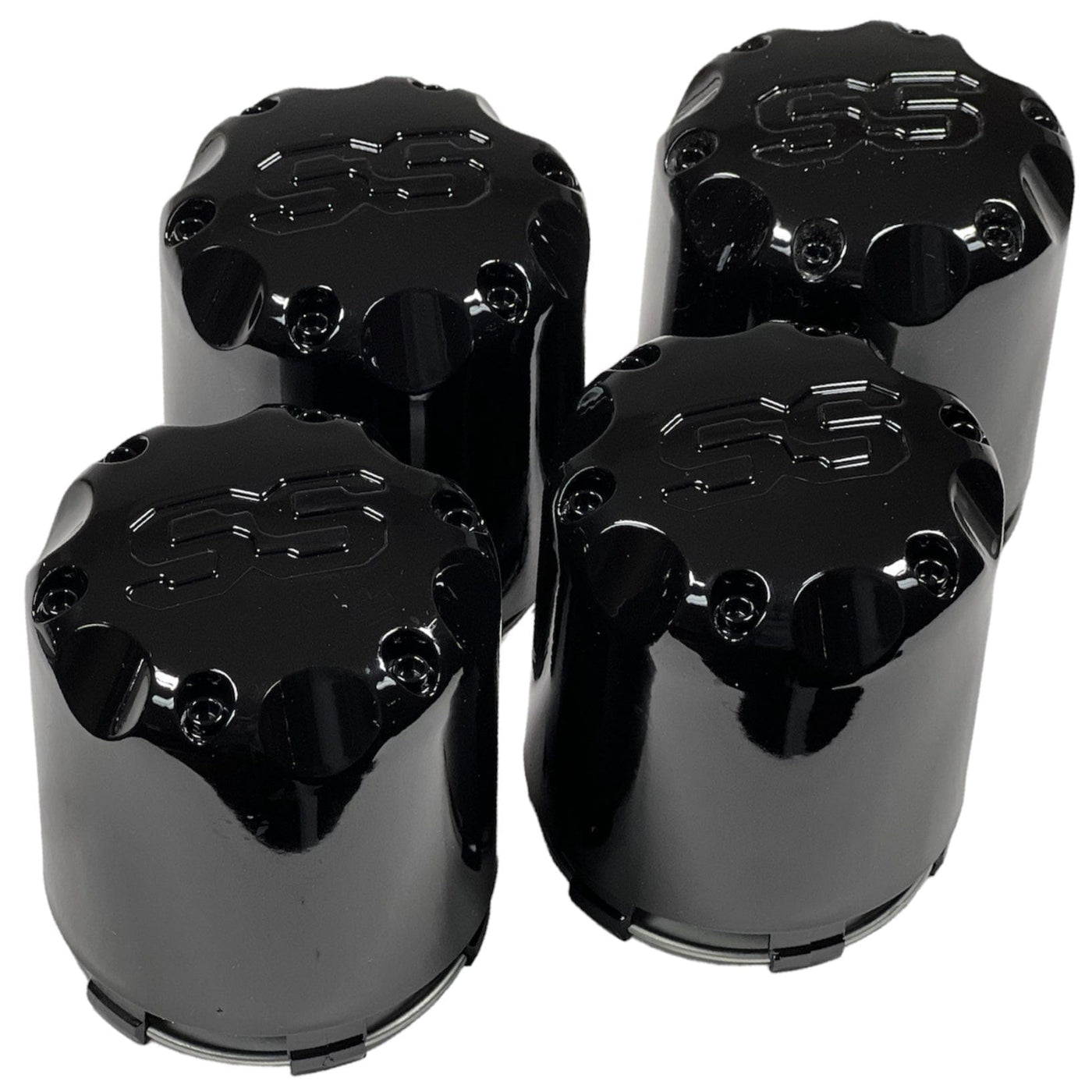 SS Snap-In Center Caps for Club Car, EZGO, Yamaha Golf Cart Wheels - S ...