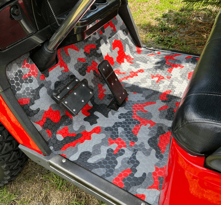 Custom Golf Cart Floor Mats- Camo | Dekomats™ — GOLFCARTSTUFF.COM™