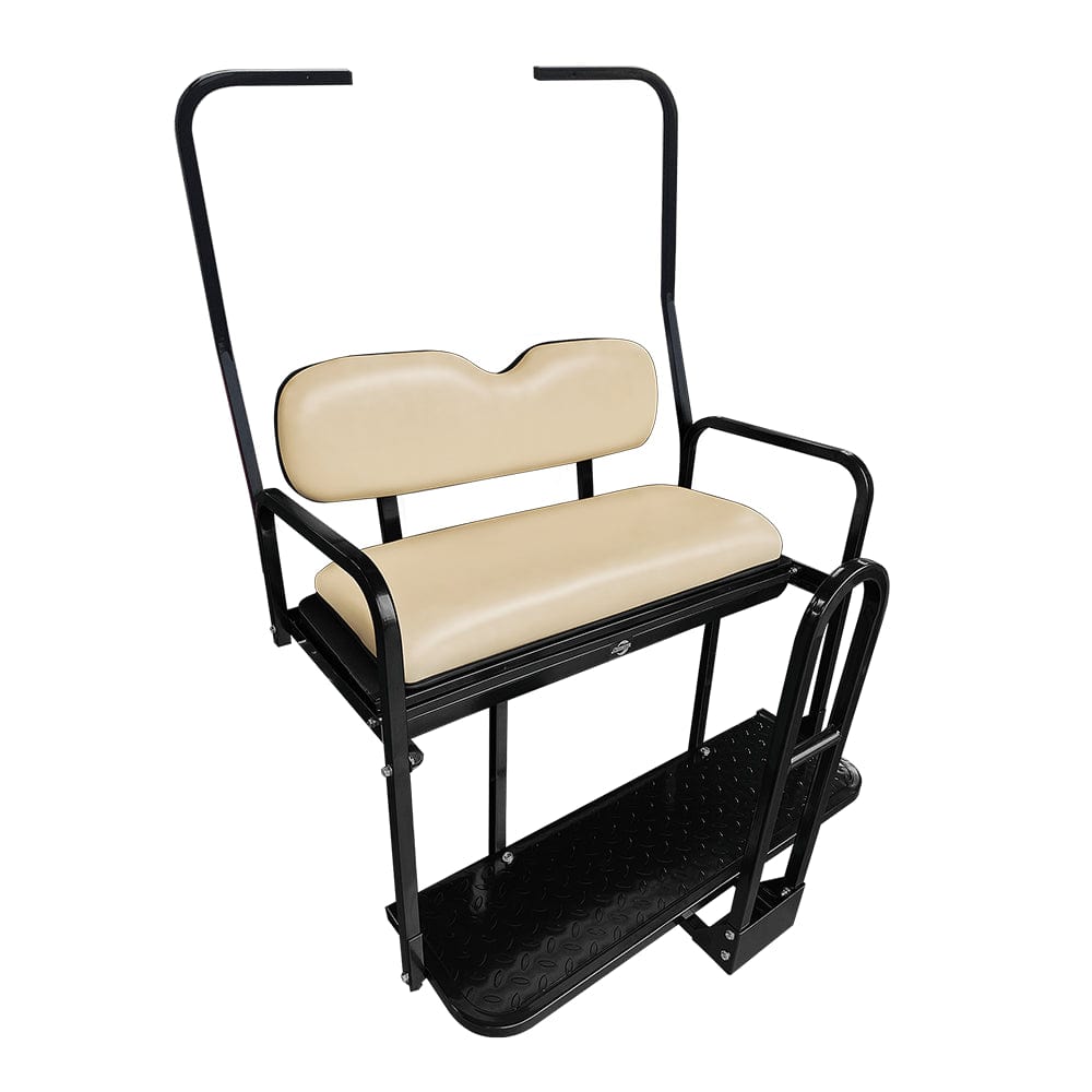 Gusto EZ-GO TXT Golf Cart Rear Flip Folding Back Seat Kit ...