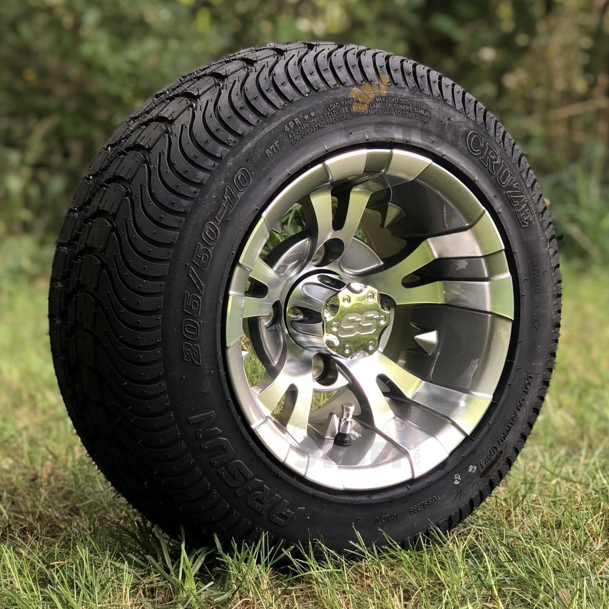 Non-Lifted Club Car Wheels and Tires — GOLFCARTSTUFF.COM™