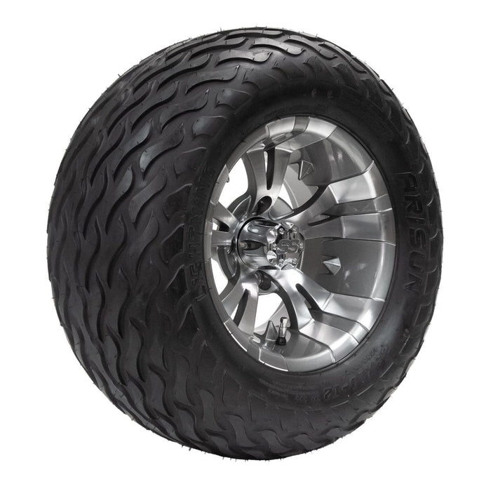 12" Vampire SS Wheels in Gunmetal and Machined Aluminum Finish and 23 ...