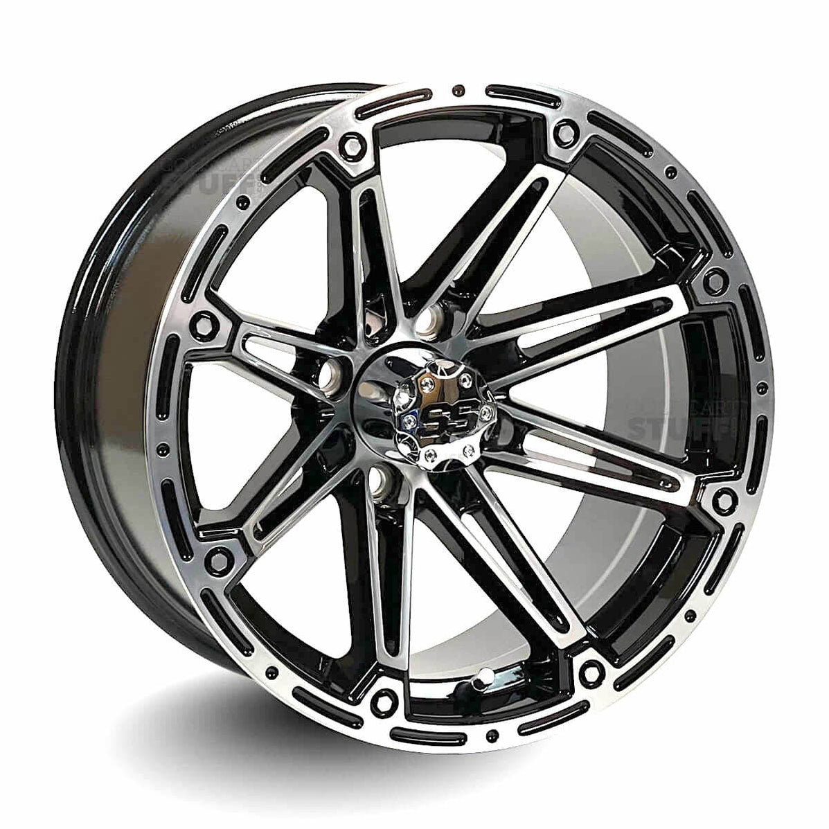 14" Golf Cart Wheels and 23x10-R14 GTW Fusion GTR Steel Belted Radial ...