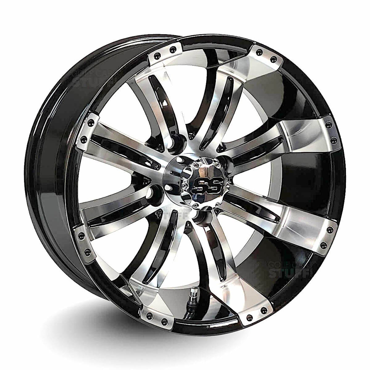14" Golf Cart Wheels and 23x10-R14 GTW Fusion GTR Steel Belted Radial ...