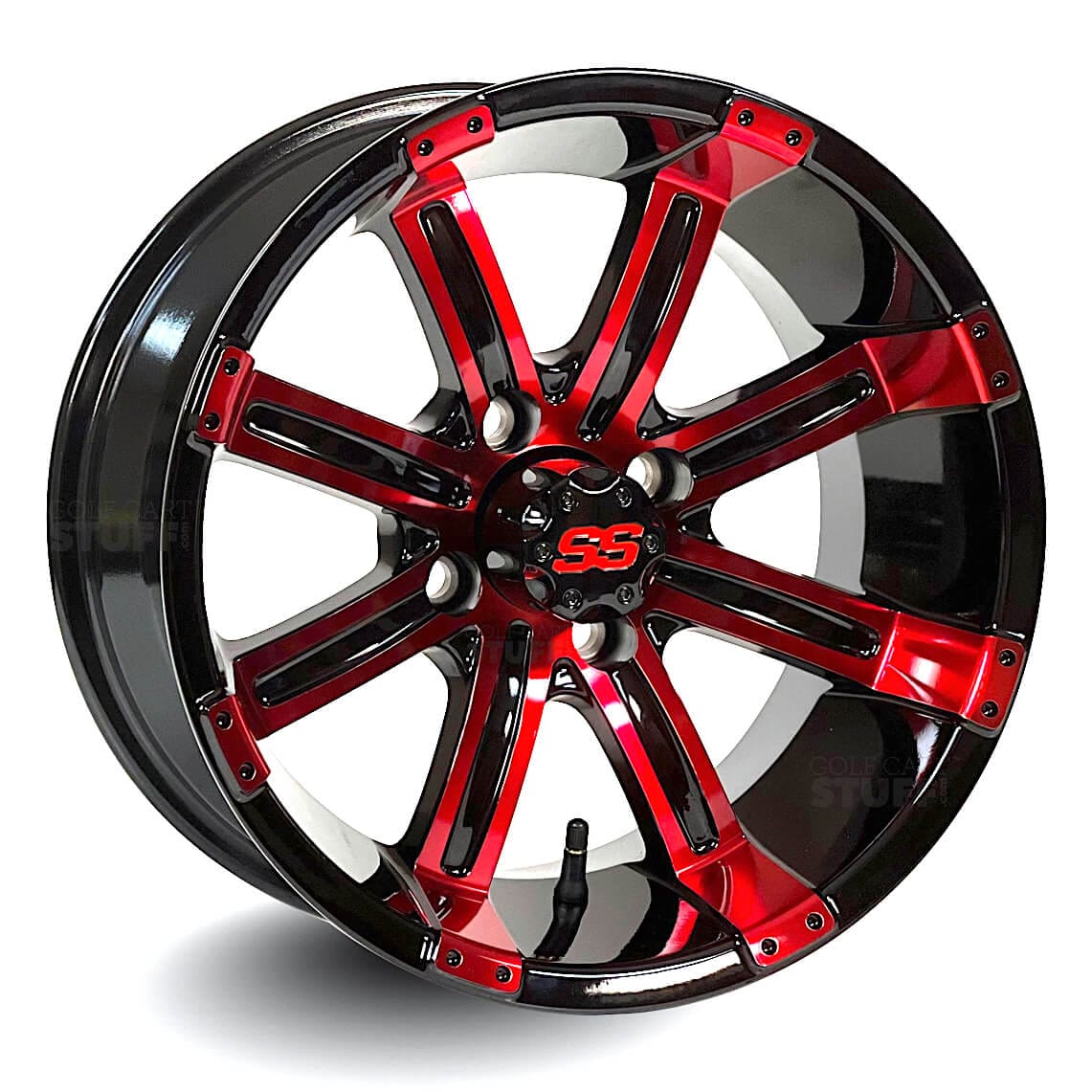 14" Golf Cart Wheels and 23x10-R14 GTW Fusion GTR Steel Belted Radial ...