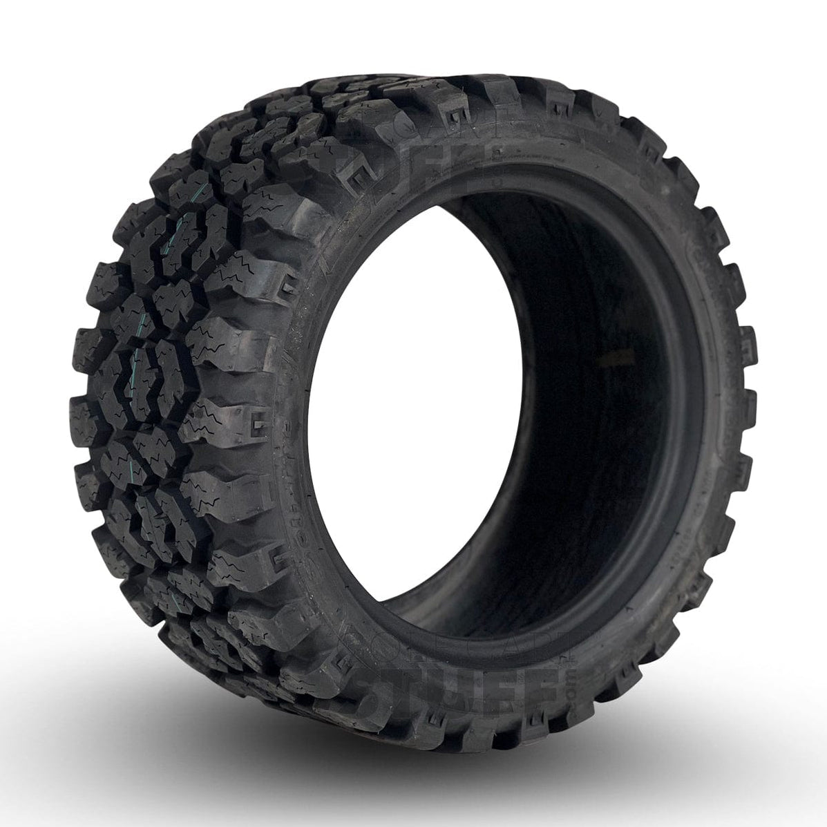 14" Stryker Matte Black/Radiant Bronze Golf Cart Wheels and 23" All Te ...