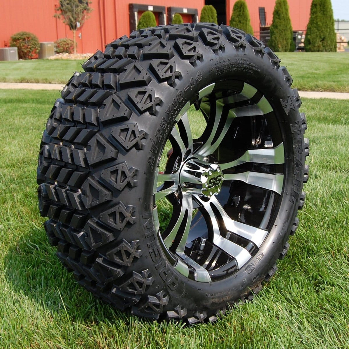 14" Vampire SS Wheels in Black and Machined Aluminum Finish and 23" Al ...