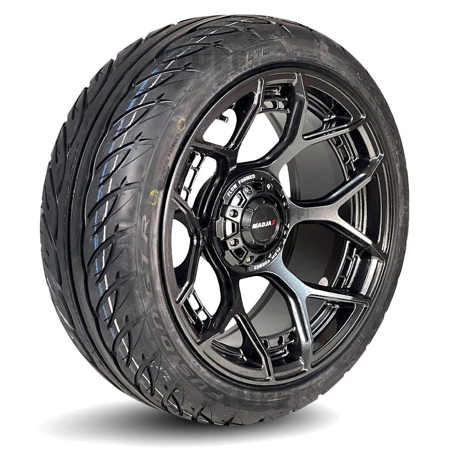 15" MadJax® Flow Form Evolution Wheels with GTW® Fusion GTR 215/40-R15 ...