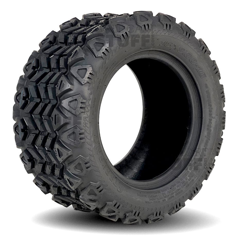 WANDA 18x9.0-10 DOT Approved All-Terrain Golf Cart Tires for 10" Golf ...