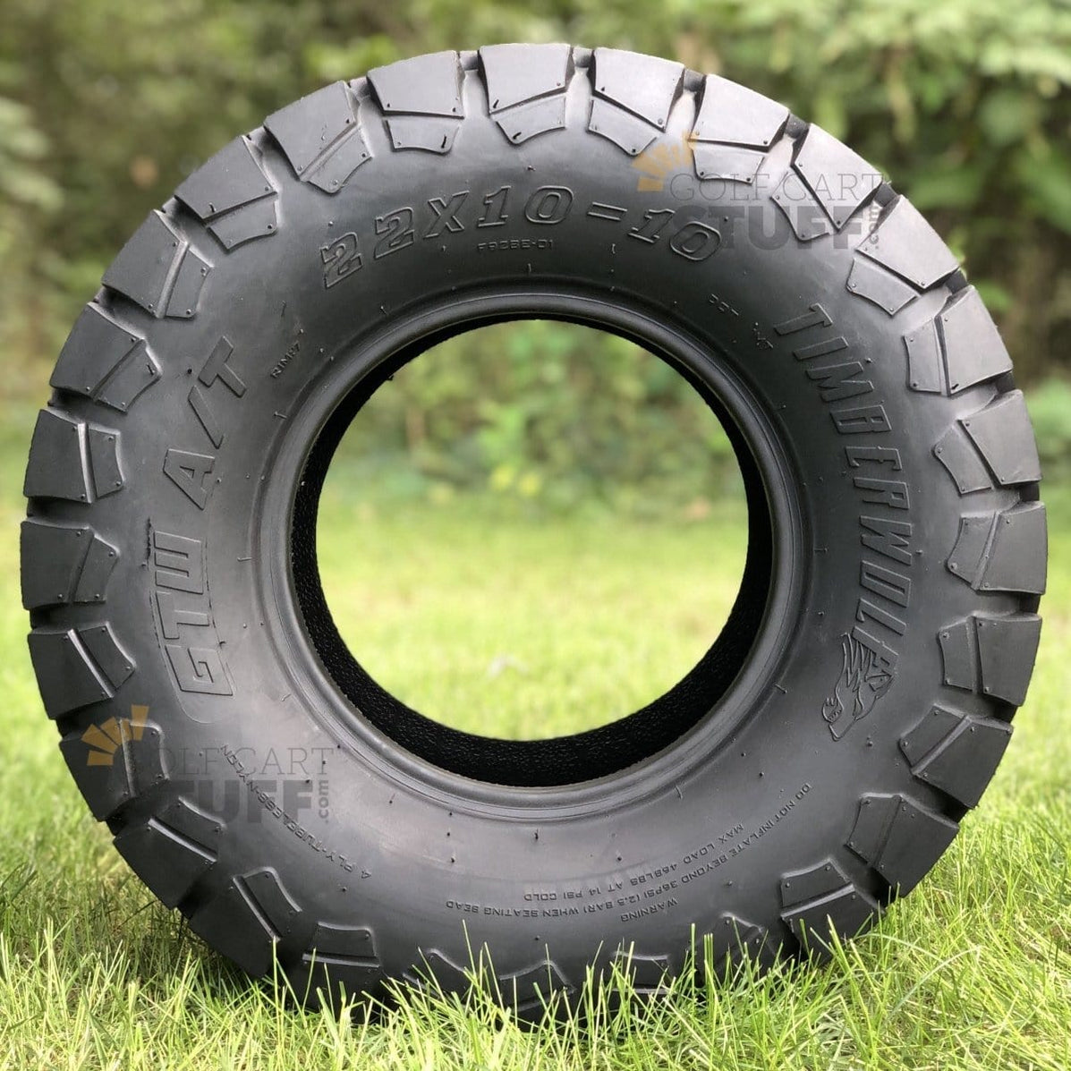 22x10-10 GTW Timberwolf DOT All Terrain Off Road Golf Cart Tires ...