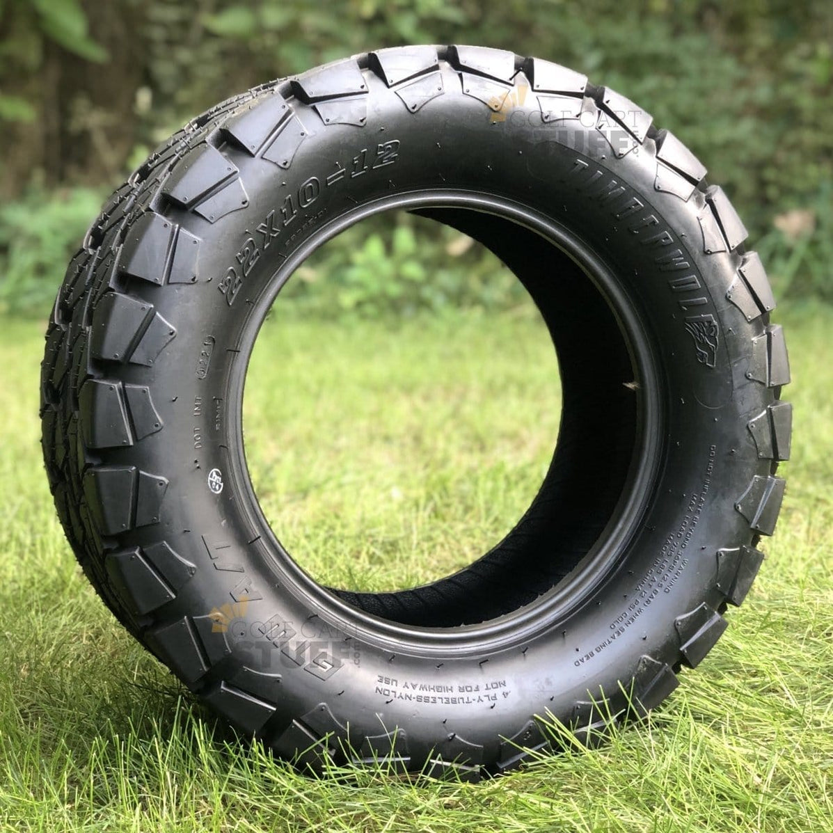 22x10-12 GTW Timberwolf DOT All Terrain Off Road Golf Cart Tires ...