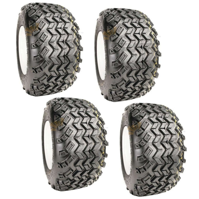 8" OEM Steel Golf Cart Wheels and 18x9.5-8 Sahara Classic All Terrain ...