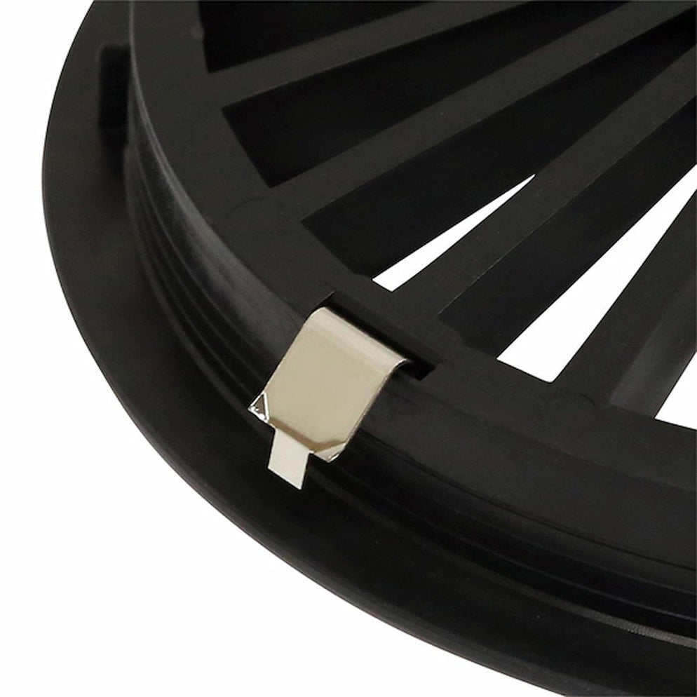 Universal 8" Golf Cart Hub Cap- Turbine Black/Gold | RHOX ...