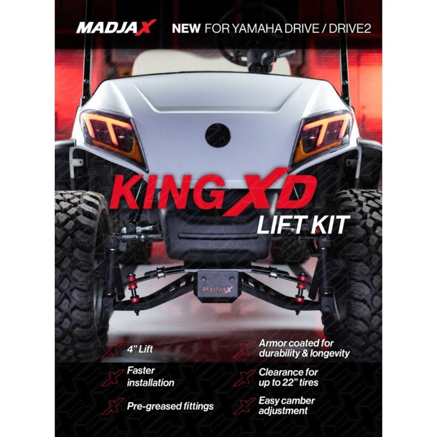 Yamaha Drive / Drive2 4” King XD Lift Kit (Solid Rear Axle)⎮MadJax ...