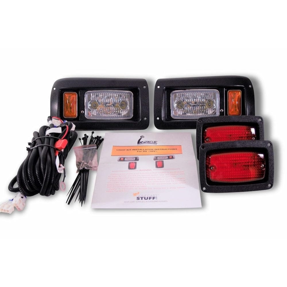 Adjustable Club Car DS LED Headlight Kit — GOLFCARTSTUFF.COM™
