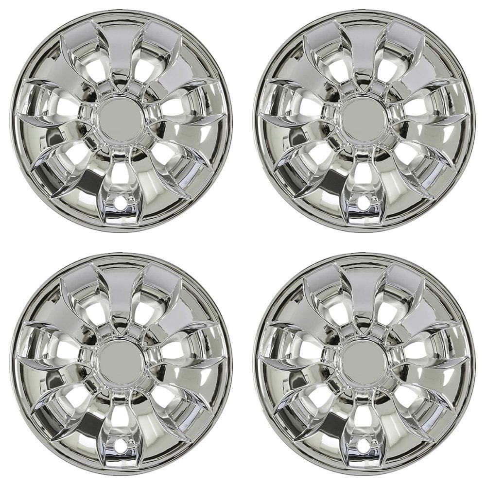 Universal 8" Golf Cart Hub Caps- Driver Chrome | RHOX — GOLFCARTSTUFF.COM™