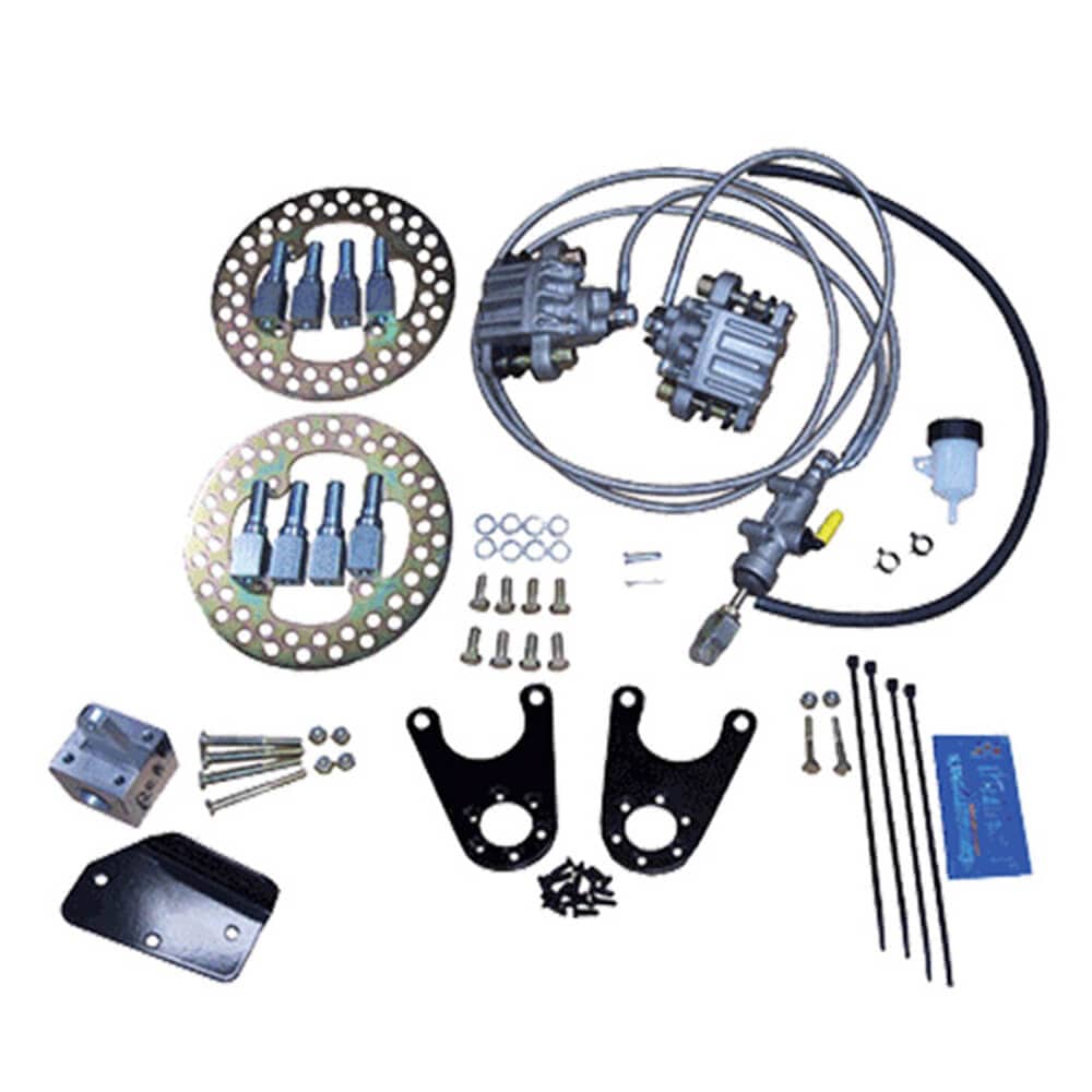 Club Car DS Front Disc Brake Kit W/ Spindle Lift (Years 1981-2008.5)⎮J ...