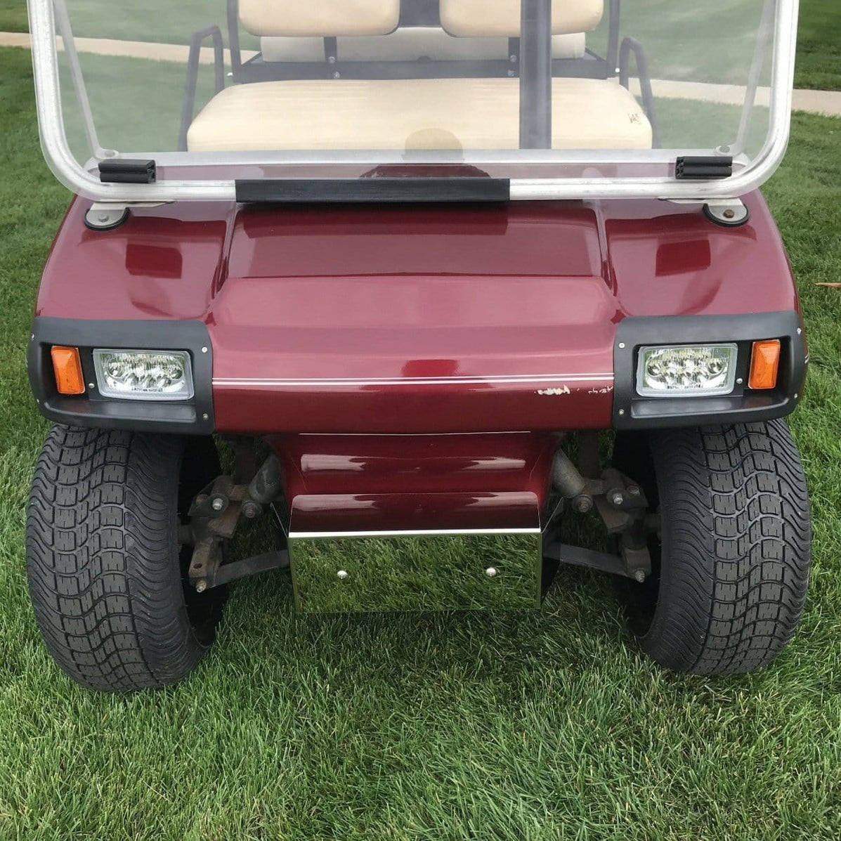 Club Car DS Golf Cart Stainless Steel Front Bumper — GOLFCARTSTUFF.COM™
