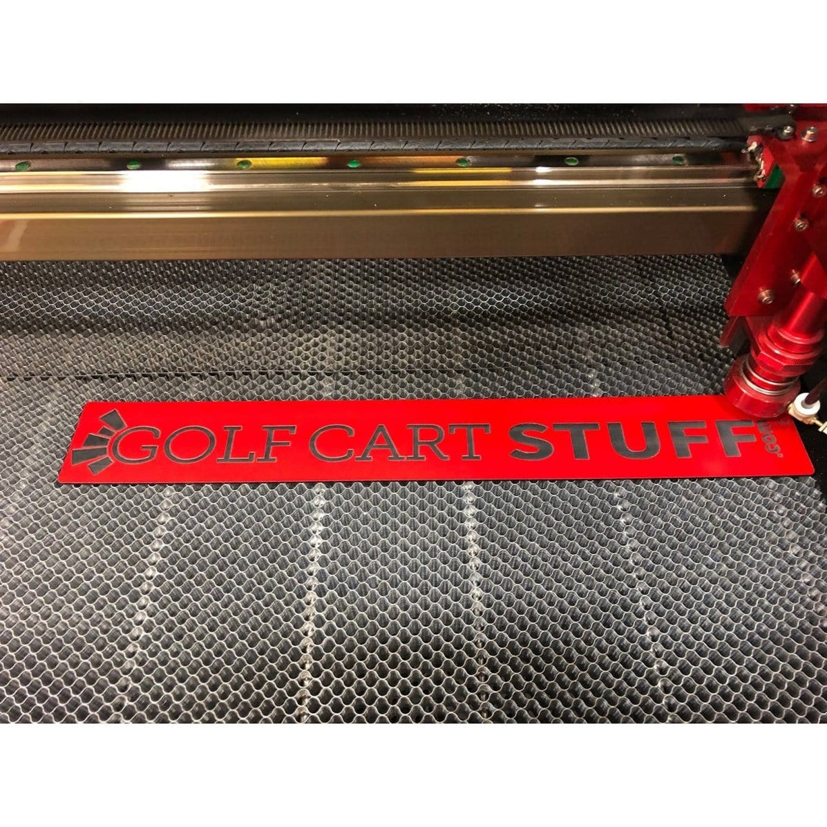 Custom Laser Engraved Club Car DS Nameplate — GOLFCARTSTUFF.COM™