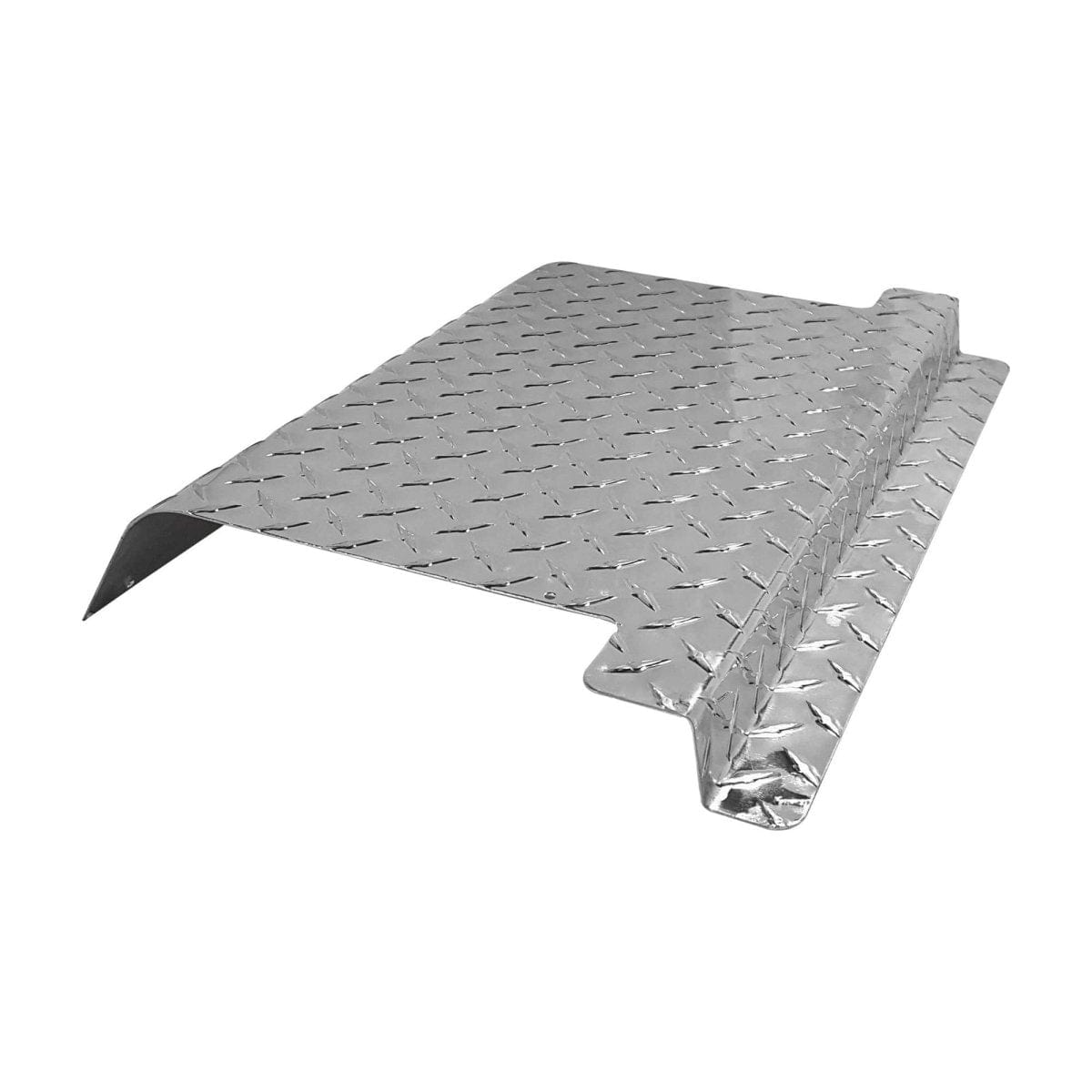 EZGO TXT Polished Aluminum Diamond Plate Access Panel — GOLFCARTSTUFF.COM™