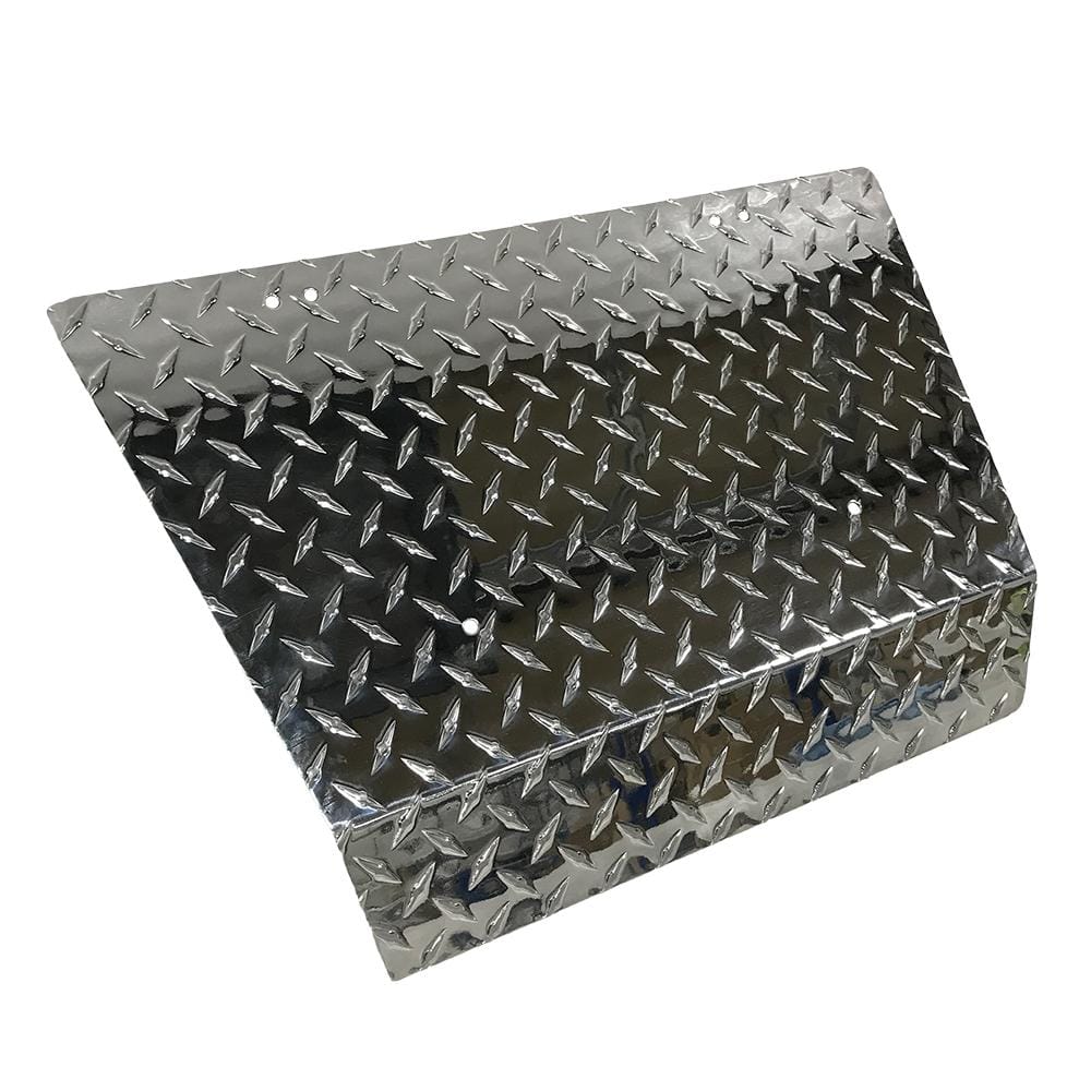 EZGO TXT Polished Aluminum Diamond Plate Front Shock Cover ...