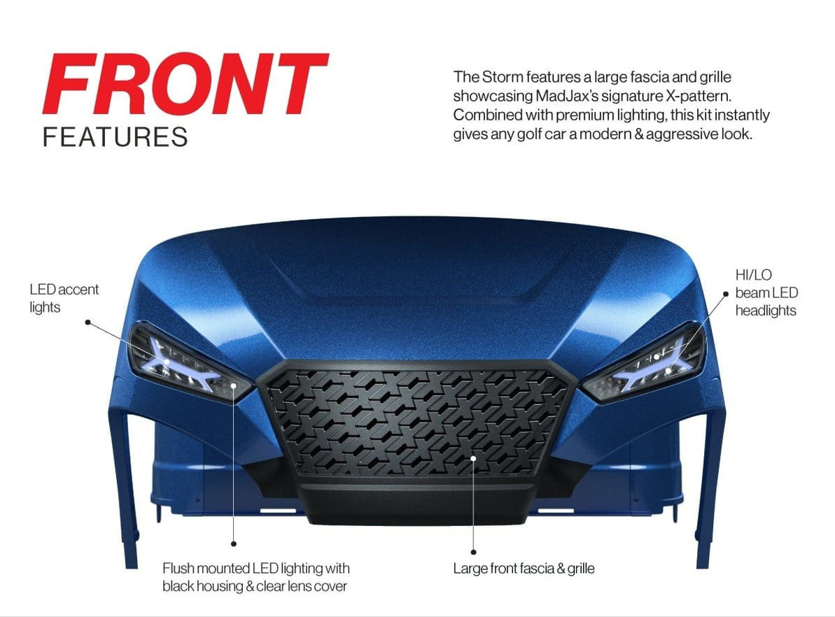 EZGO TXT Storm Body Kit - MadJax® — GOLFCARTSTUFF.COM™