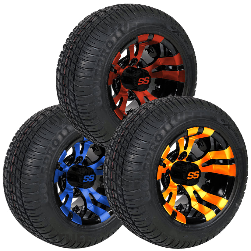 Non-Lifted Club Car Wheels and Tires — GOLFCARTSTUFF.COM™