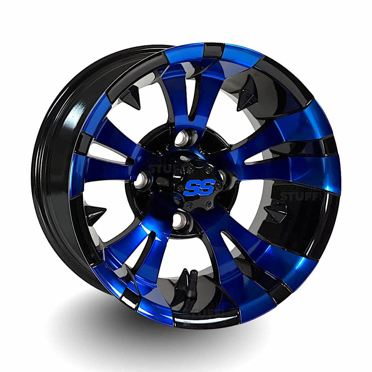 GCS™ 12" Vampire Golf Cart Wheels Colorway and 215/40-12 Low-Profile D ...