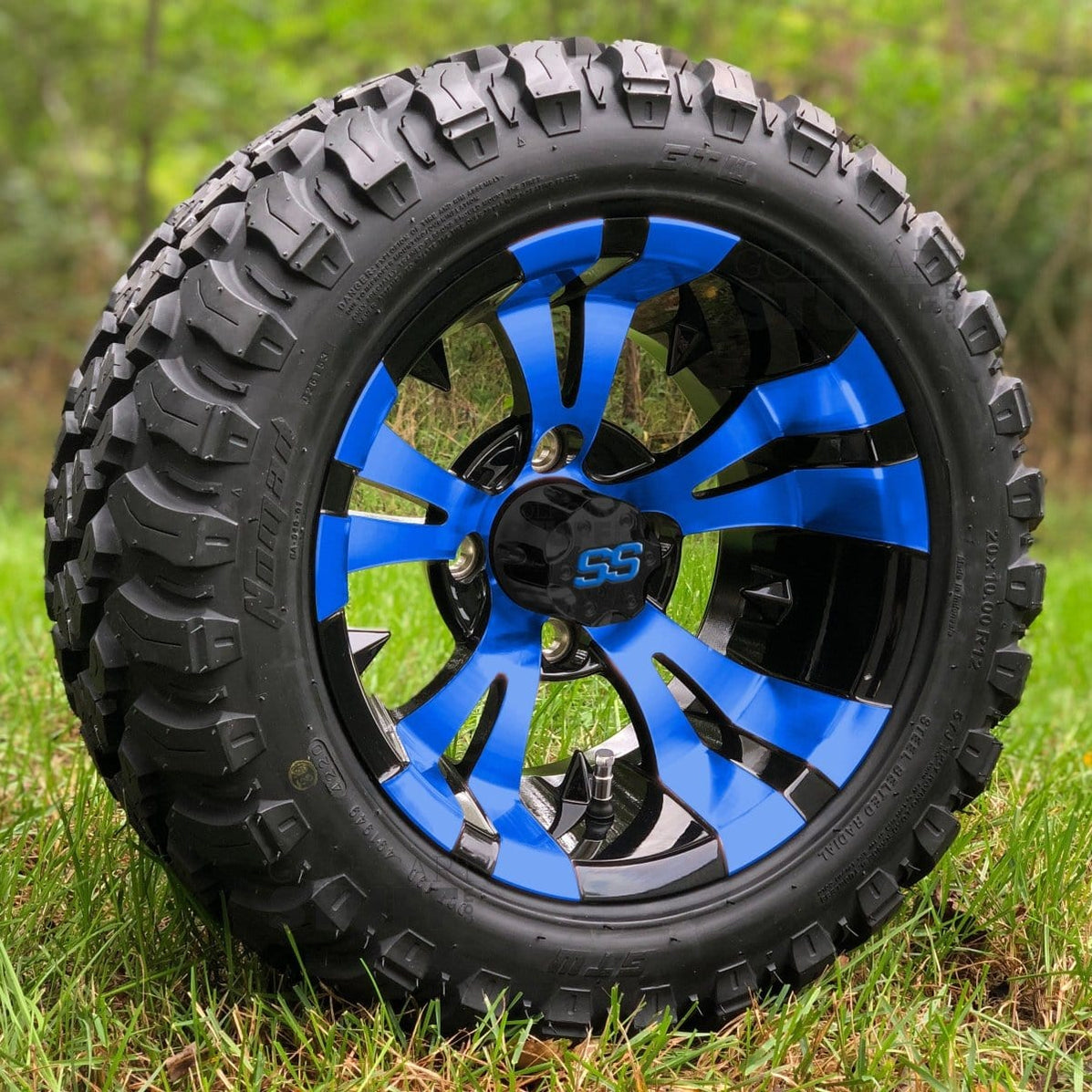GCS™ Colorway 12" Vampire Golf Cart Wheels and 20" Tall Golf Cart Tire ...