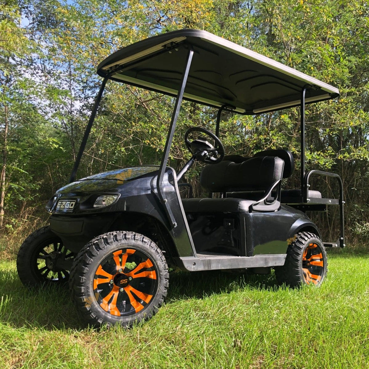 12" Vampire Golf Cart Wheels GCS™ Colorway and 20" Tall Golf Cart Tire ...