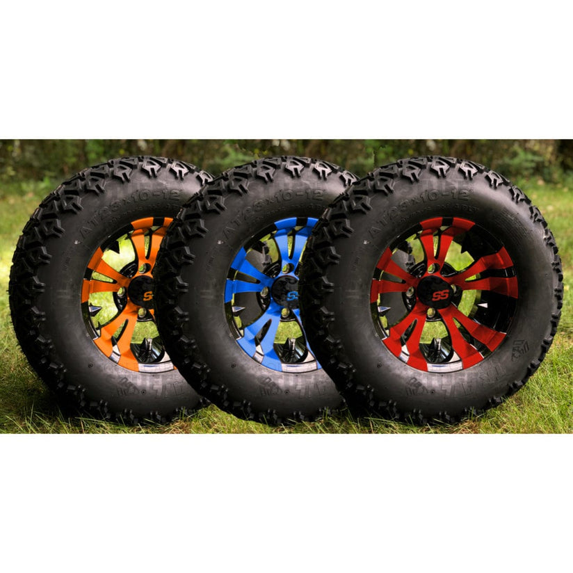 Lifted EZGO Wheels and Tires — GOLFCARTSTUFF.COM™