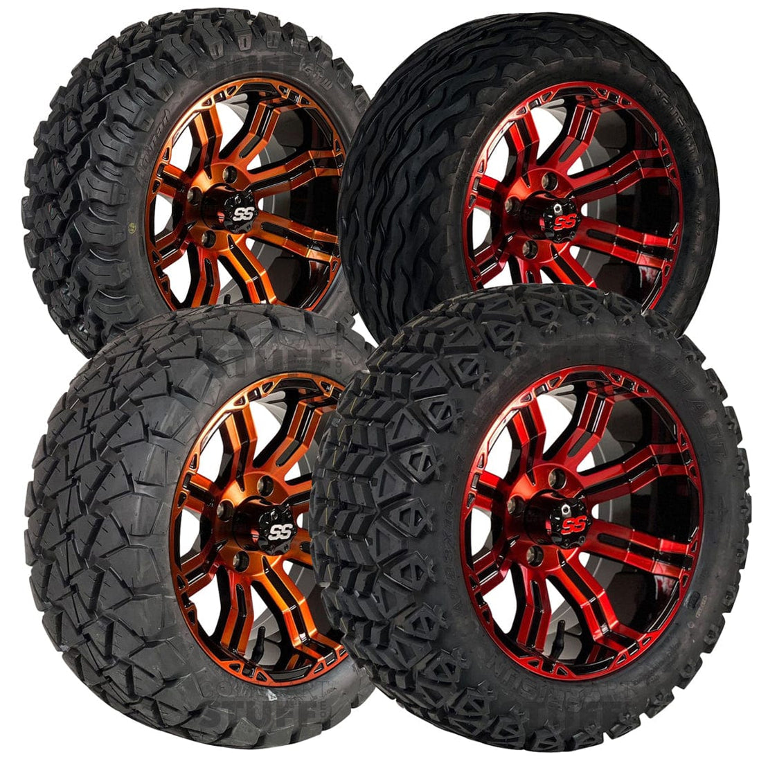Lifted Club Car Wheels and Tires — GOLFCARTSTUFF.COM™