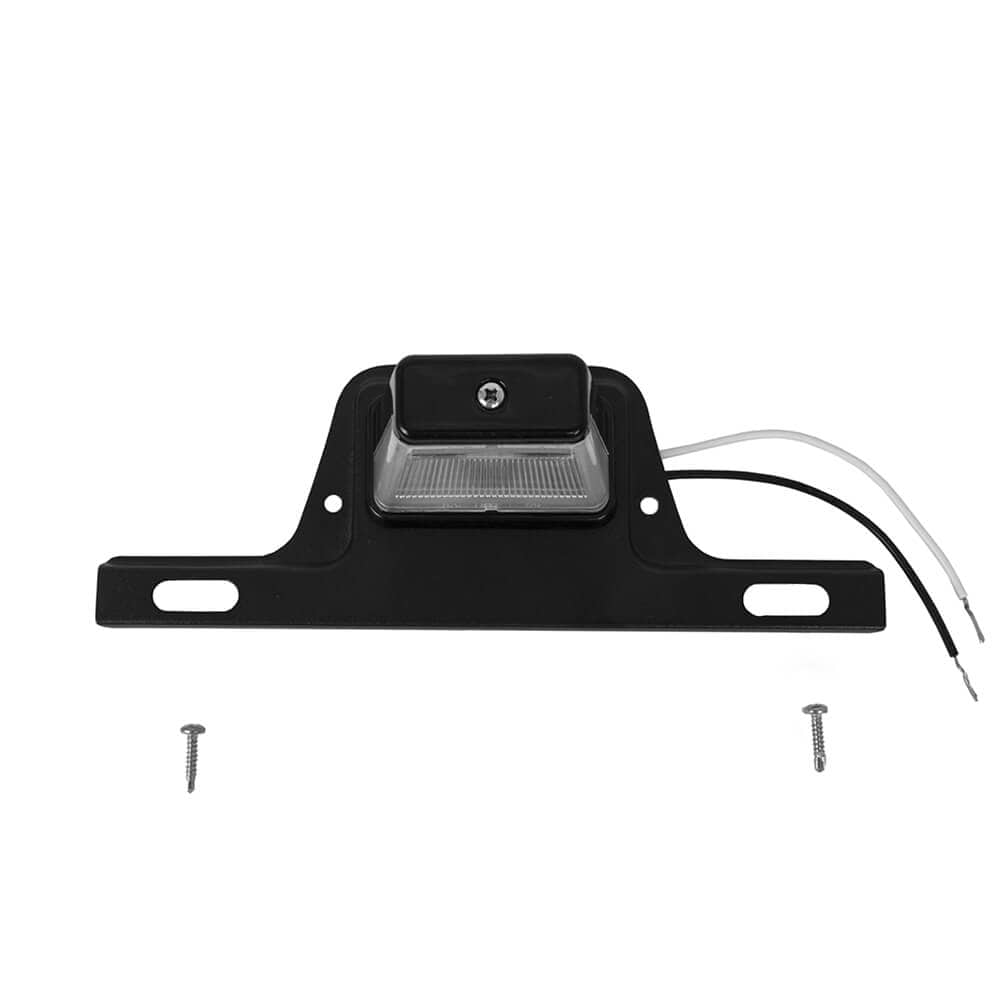 Golf Cart License Plate Bracket with LED Light — GOLFCARTSTUFF.COM™