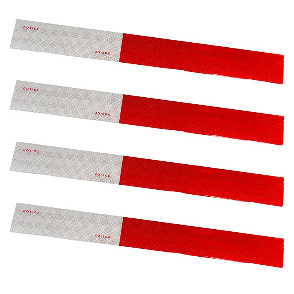 Golf Cart Reflector Strip Bundle - 4 Piece — GOLFCARTSTUFF.COM™