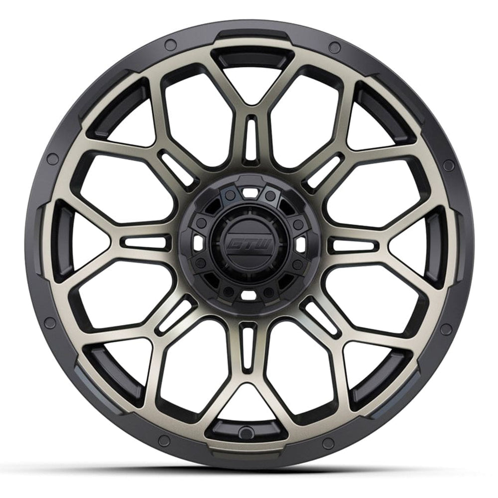 15" Bravo Matte Bronze Golf Cart Wheels - 15"x7" ET-25 Offset⎮GTW ...