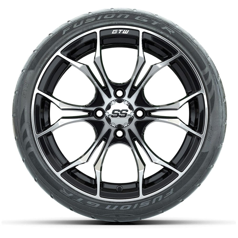 15" Spyder Wheels with Fusion GTR 215/40-R15 Street Tires - Set of 4⎮G ...